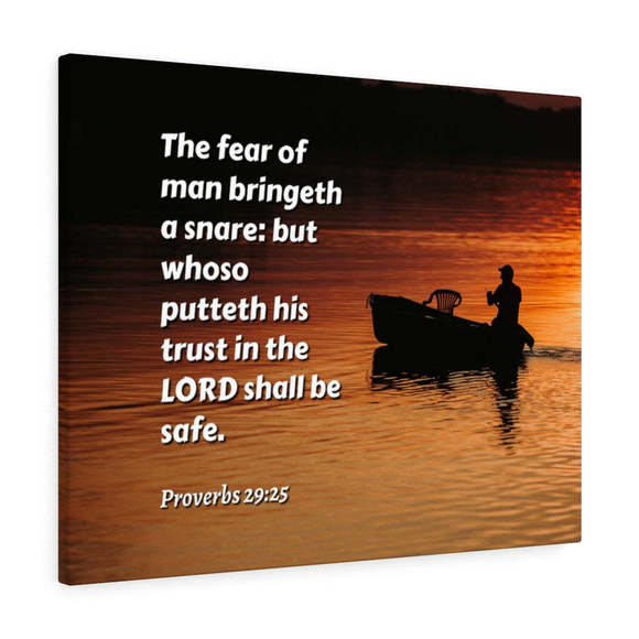 Express Your Love Gifts | Art | Scripture Sign Fear Of Man Proverbs ...
